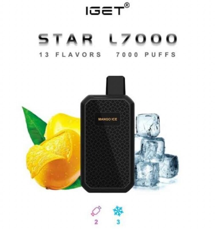 IGET Star L7000 Puffs Disposable Vape India | At Best Price